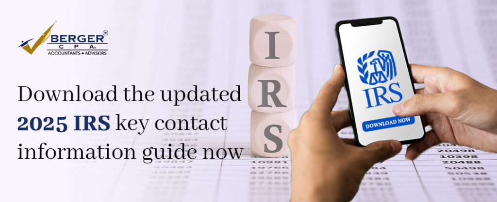 Download the updated 2025 IRS key contact information guide now ...