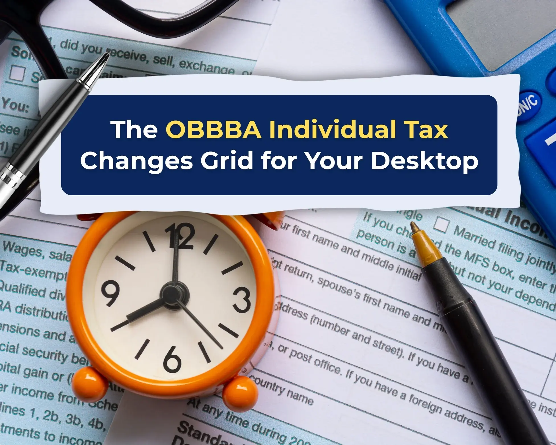 BergerCPAFirst | OBBBA Individual Tax Changes Grid